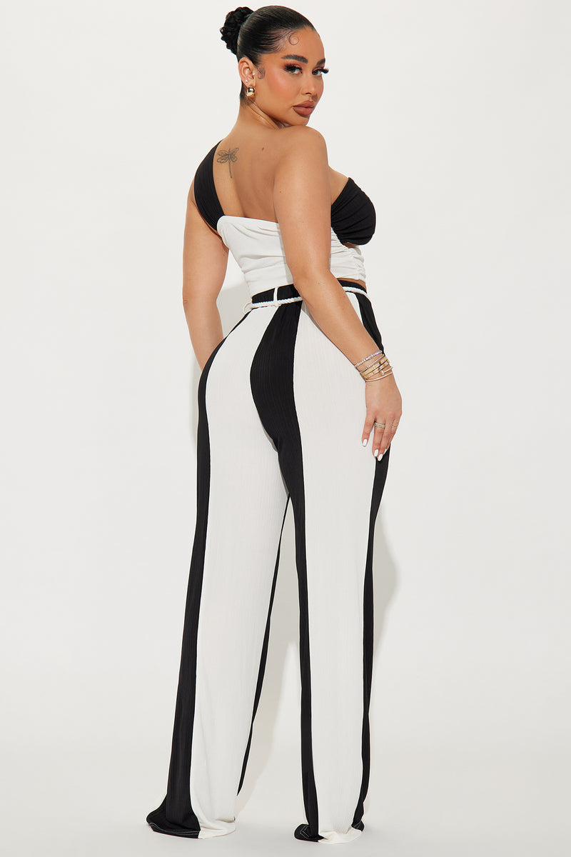 Maria Colorblock Pant Set - Black/combo | Fashion Nova, Matching Sets ...