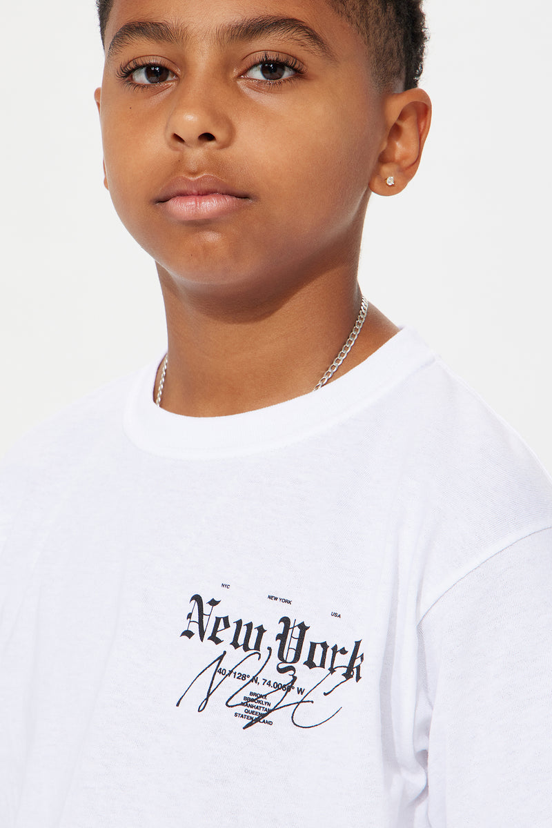 Mini New York Script Tee - White | Fashion Nova, Kids Tops & T-Shirts ...