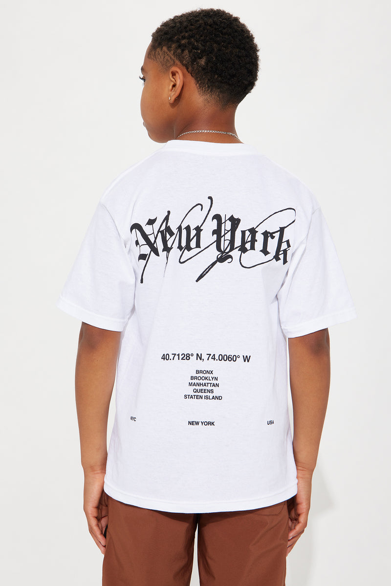 Mini New York Script Tee - White | Fashion Nova, Kids Tops & T-Shirts ...