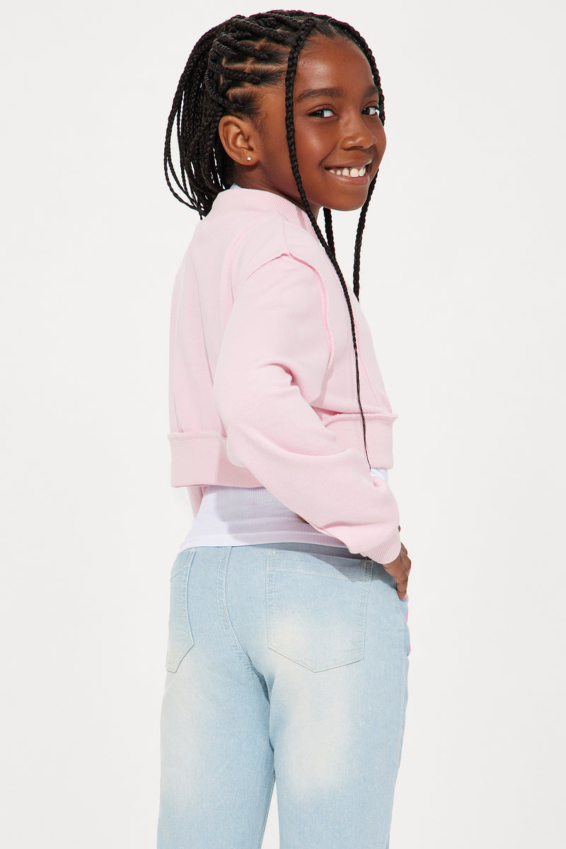 Mini Break It Down Cut Out Long Sleeve - Pink | Fashion Nova, Kids ...