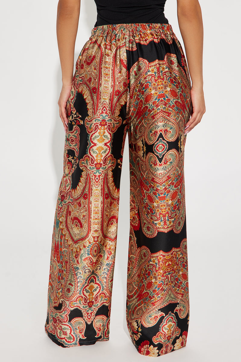 Goddess Satin Wide Leg Pant - Red/combo | Fashion Nova, Pants | Fashion ...