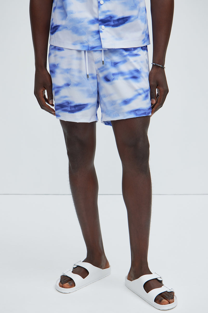 Harmony Swim Trunks - Blue/combo | Fashion Nova, Mens Swim | Fashion Nova