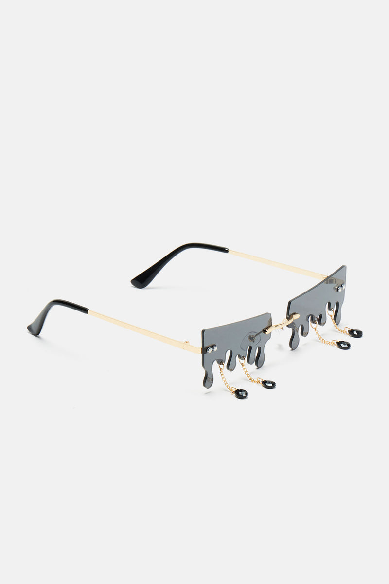 Mini Too Drippy Sunglasses - Black | Fashion Nova, Kids Accessories ...
