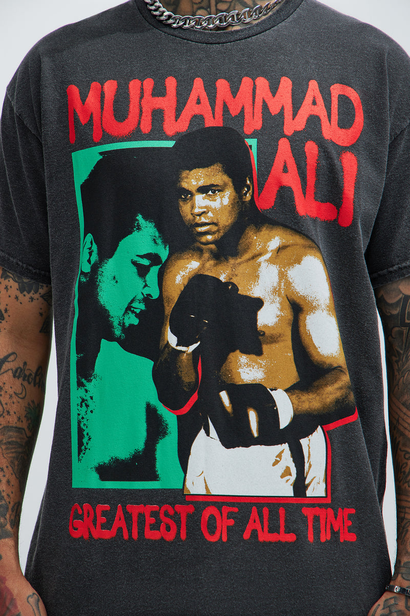 Muhammad Ali GOAT Short Sleeve Tee - Black | Fashion Nova, Mens Graphic ...