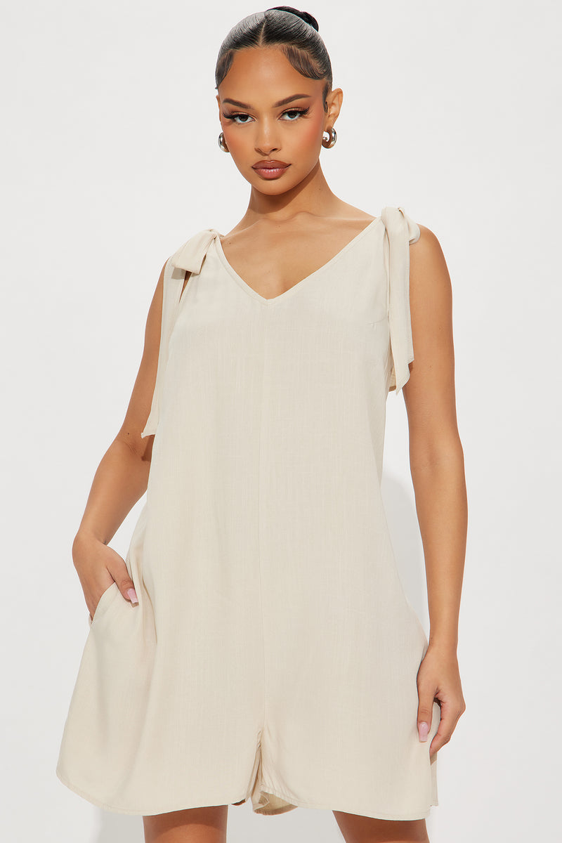 Stacey Romper - Oatmeal | Fashion Nova, Rompers | Fashion Nova