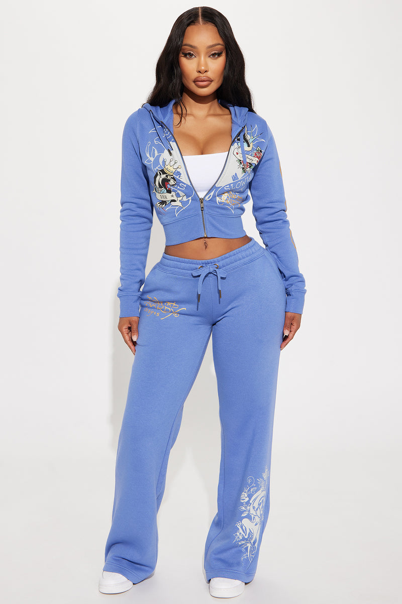 Ed Hardy Free Bird Pant - Blue | Fashion Nova, Screens Tops and Bottoms ...