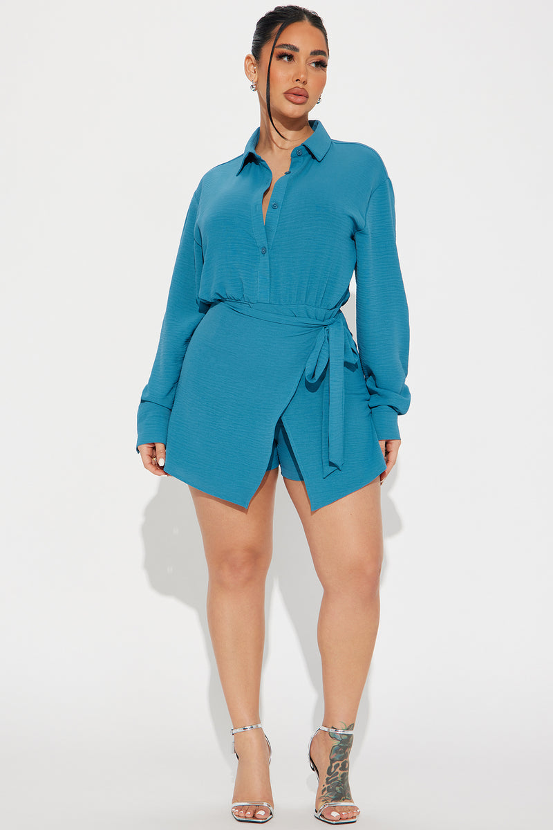 Mara Romper - Teal | Fashion Nova, Rompers | Fashion Nova