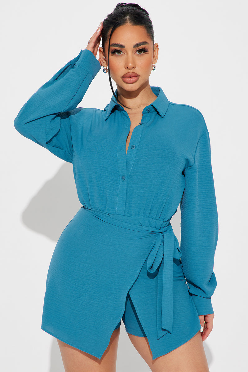 Mara Romper - Teal | Fashion Nova, Rompers | Fashion Nova