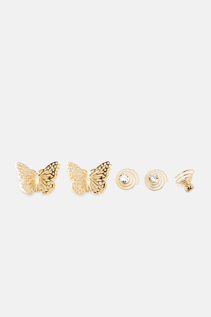 Spring Fling Hair Charm Set - Gold | Fashion Nova, Accessories ...