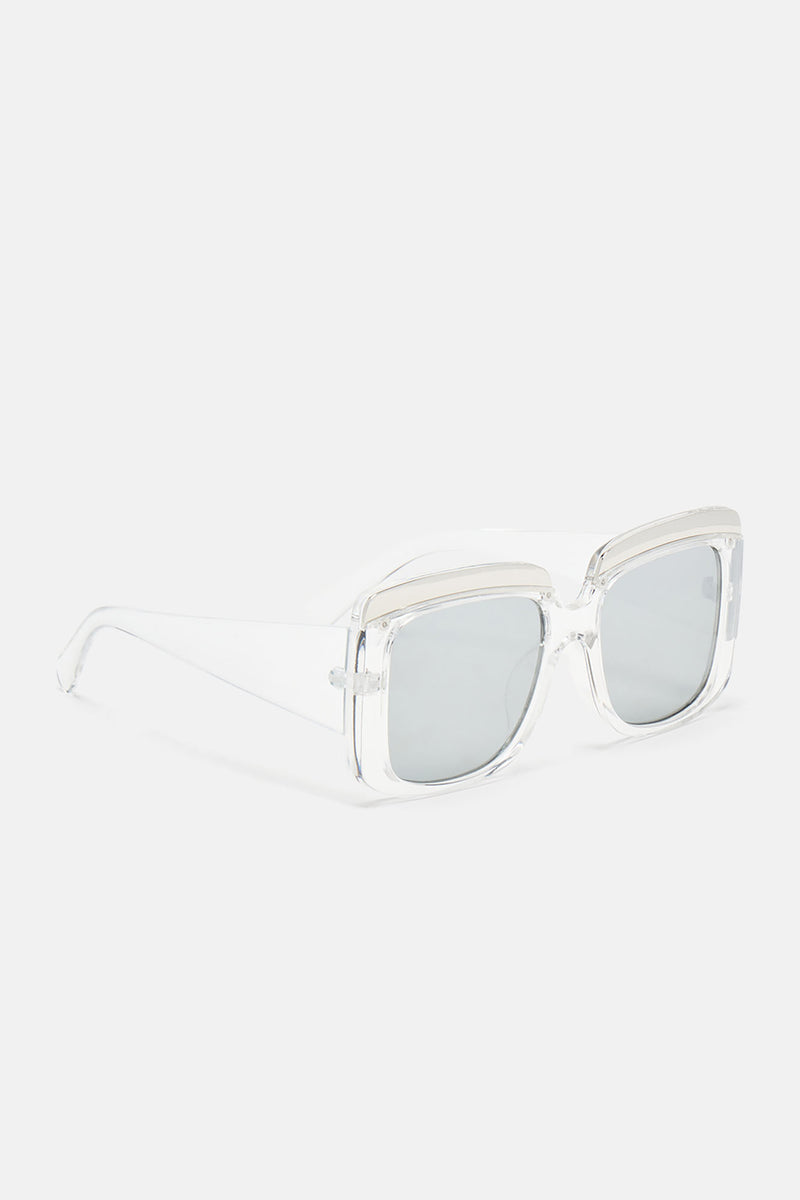 Party Weekend Sunglasses - Clear/Silver | Fashion Nova, Sunglasses ...