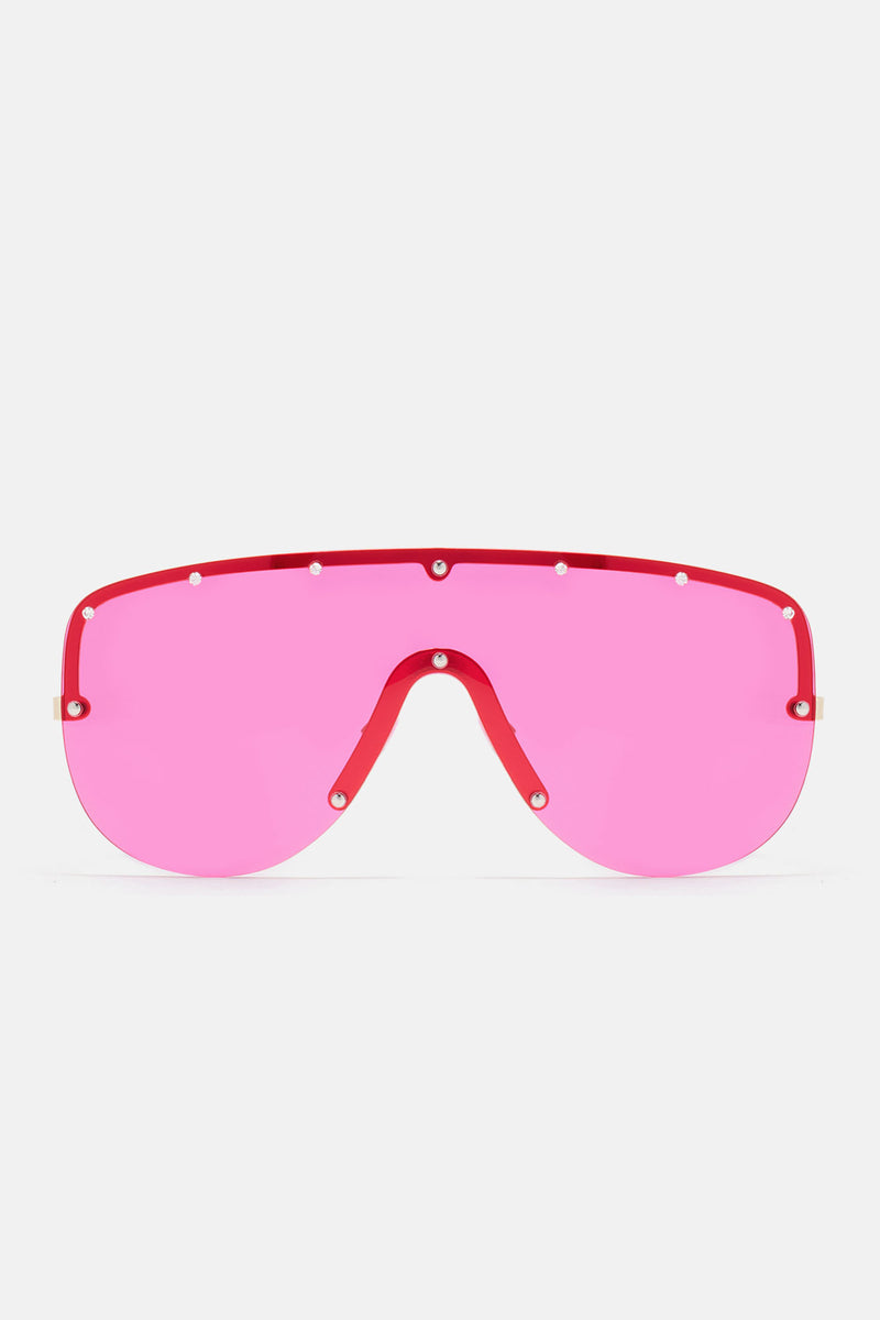 Never Too Serious Sunglasses Pink Fashion Nova Sunglasses
