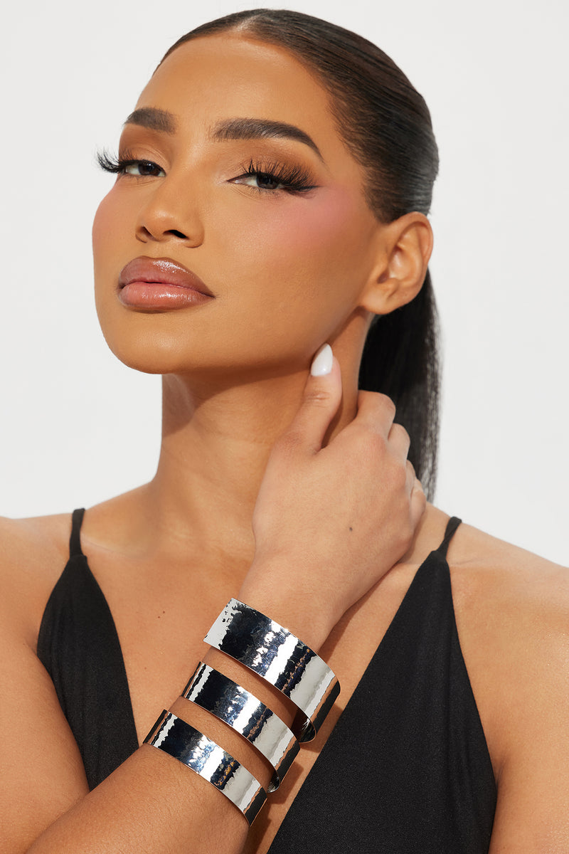 Mixed Vibes Cuff - Silver | Fashion Nova, Jewelry | Fashion Nova