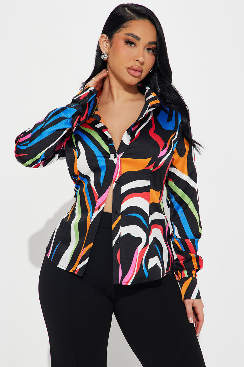 Vivid Dreams Shirt - Multi Color | Fashion Nova, Shirts & Blouses ...