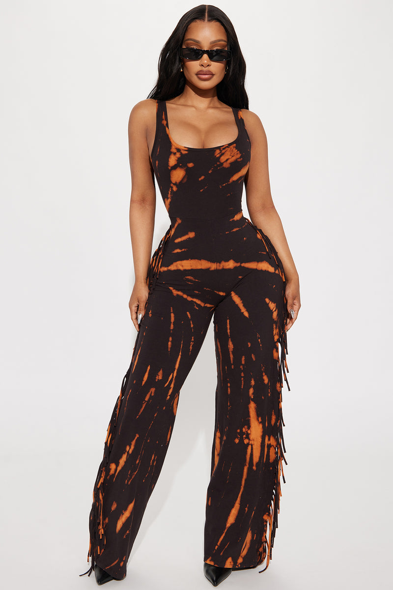 While We Wait Jumpsuit - Black/combo | Fashion Nova, Jumpsuits | Fashion Nova