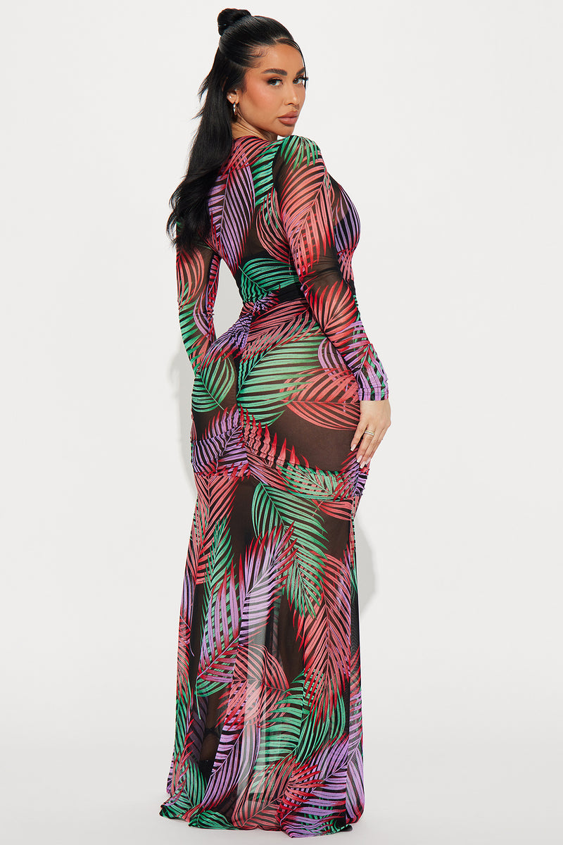 Party Everywhere Mesh Maxi Dress - Multi Color | Fashion Nova, Dresses | Fashion Nova