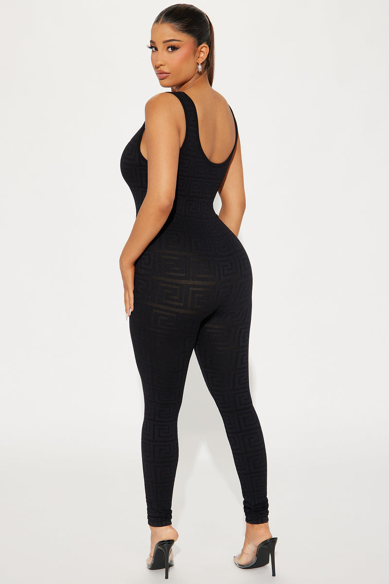 Jordan Seamless Jumpsuit - Black | Fashion Nova, Jumpsuits | Fashion Nova