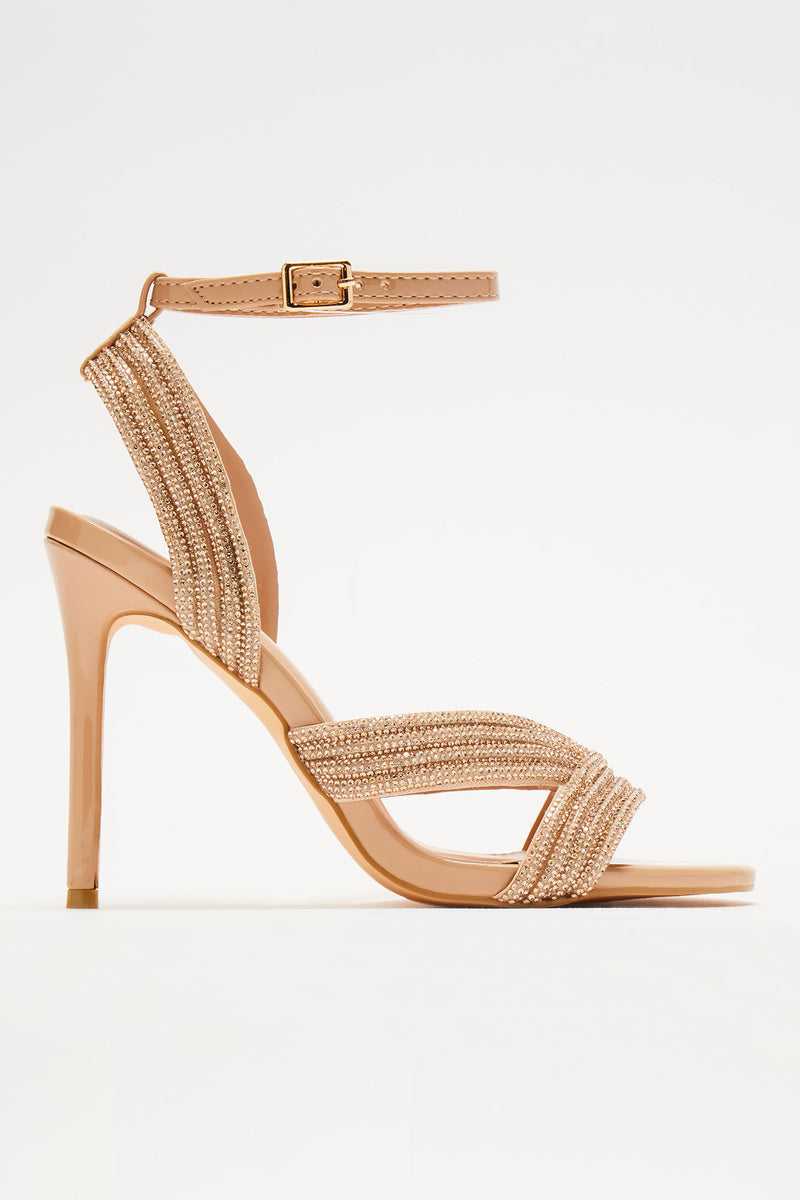 Odessa Rhinestone Heels - Rose Gold | Fashion Nova, Shoes | Fashion Nova