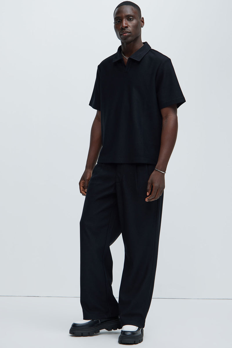 Turner Relaxed Trouser Pants Black Fashion Nova Mens Pants