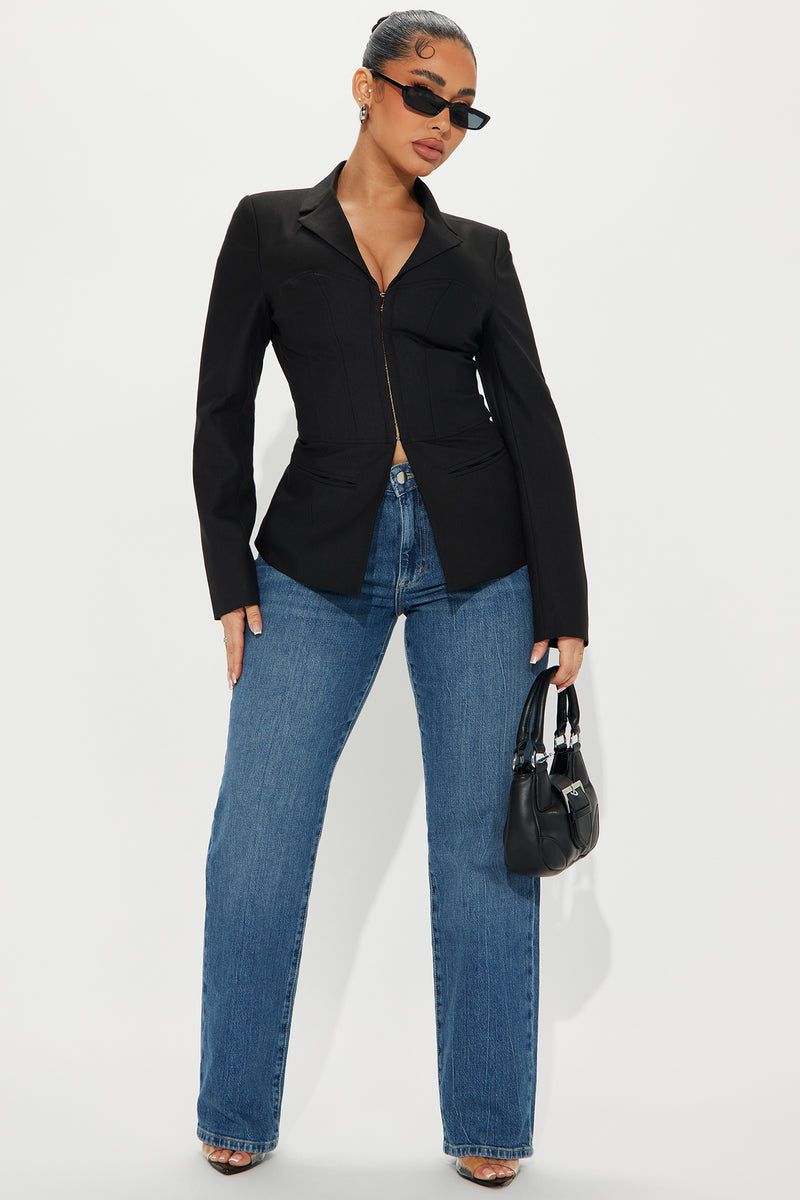 All Body Corset Blazer - Black | Fashion Nova, Jackets & Coats ...