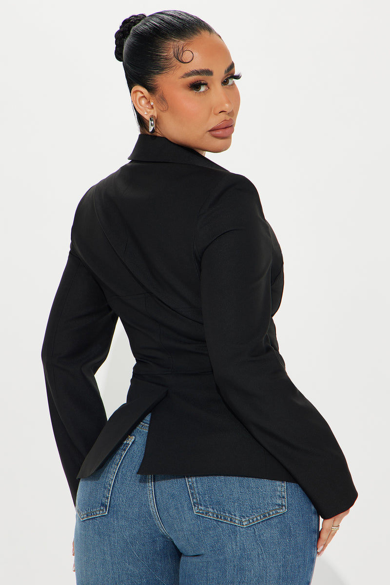 All Body Corset Blazer - Black | Fashion Nova, Jackets & Coats ...