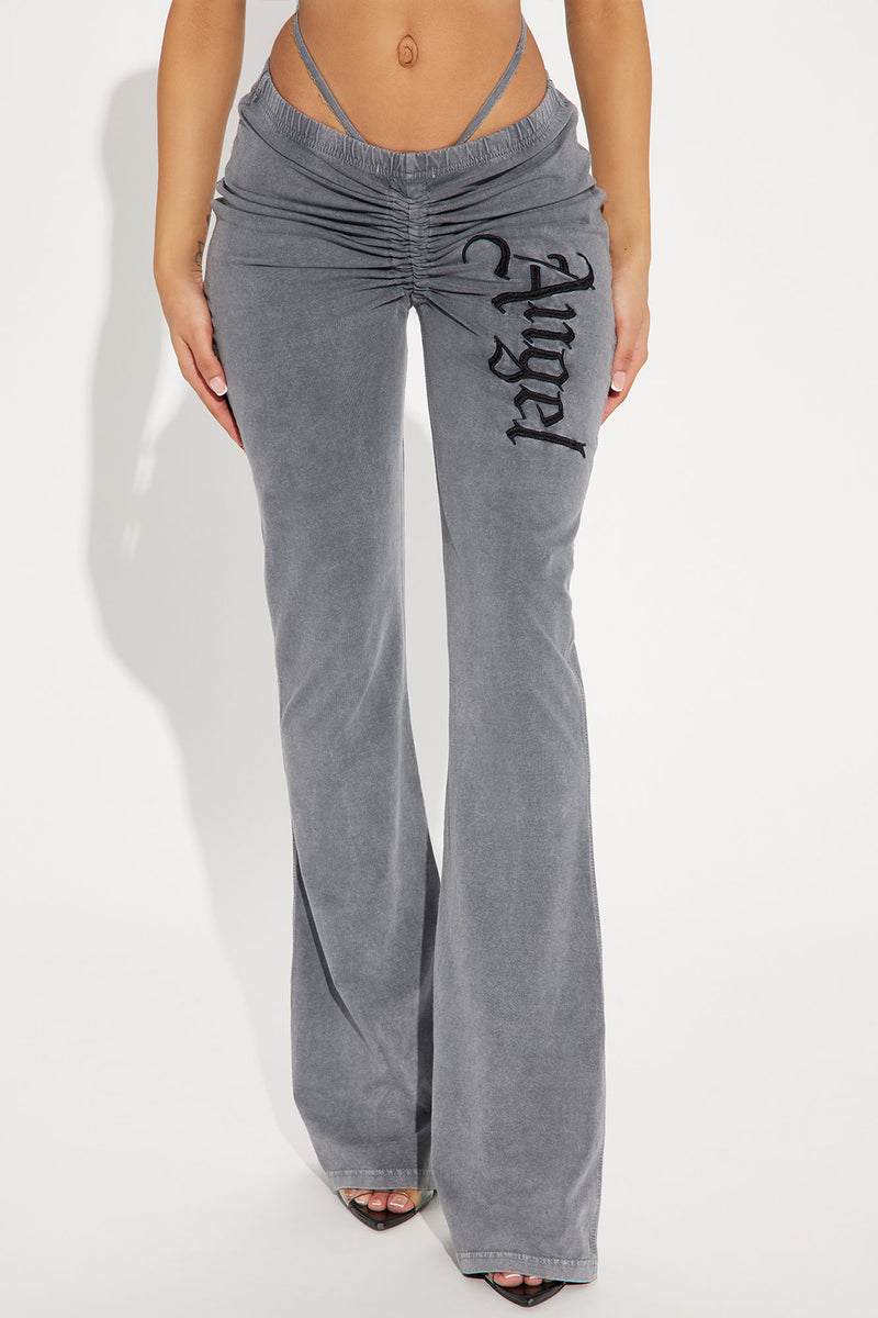Fiery Angel Washed Flared Pant - Grey | Fashion Nova, Screens Tops and ...