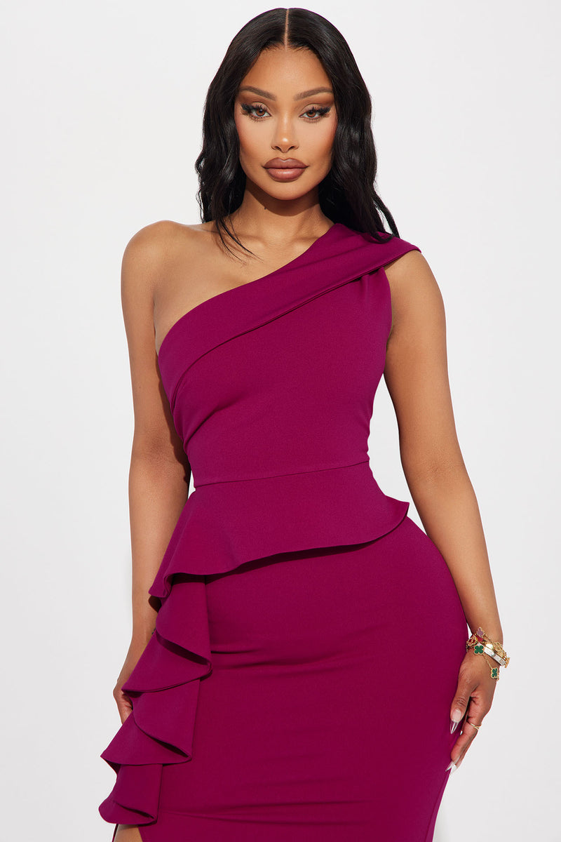 Can You Believe Crepe Gown - Magenta | Fashion Nova, Dresses | Fashion Nova