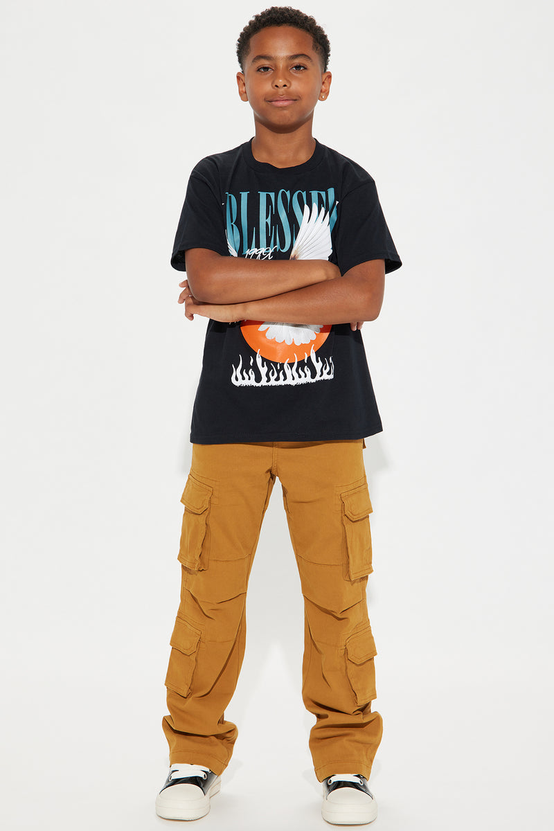 Mini Meet Me Halfway Straight Leg Cargo Pant - Yellow | Fashion Nova, Kids Pants & Jeans ...