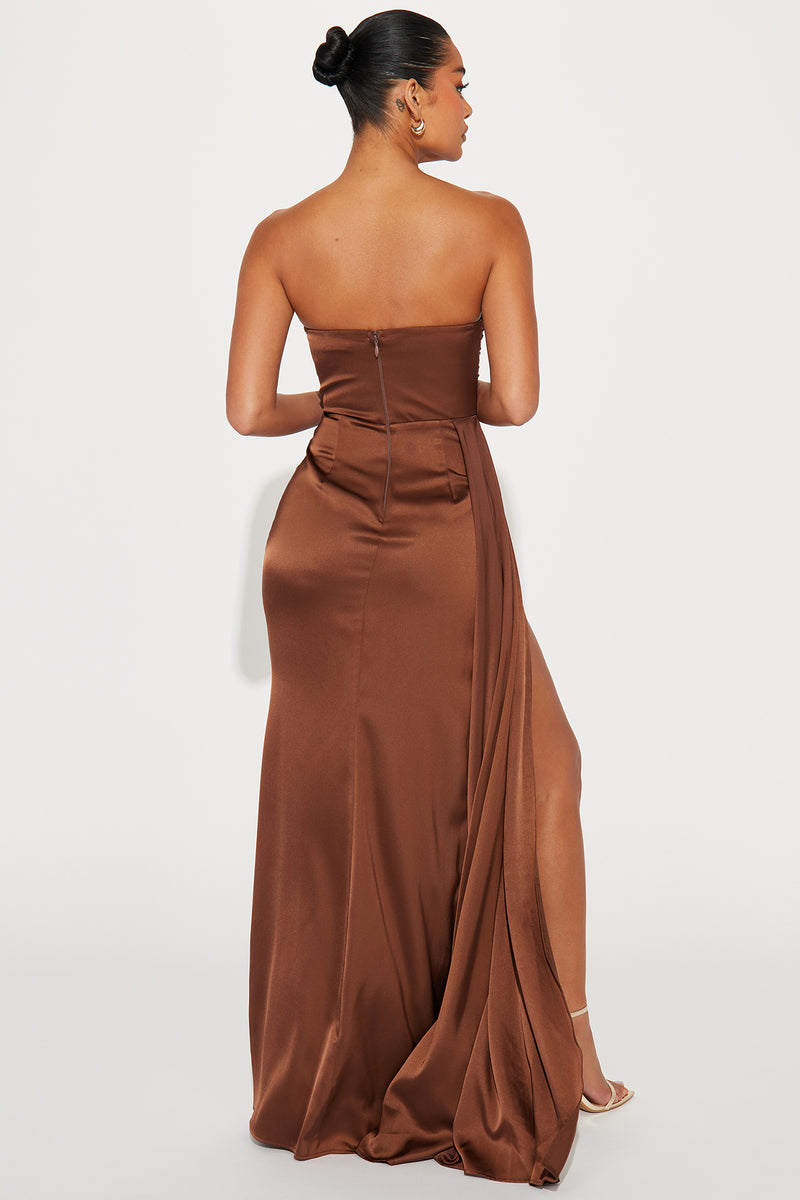 Arabella Corset Gown - Chocolate | Fashion Nova, Dresses | Fashion Nova