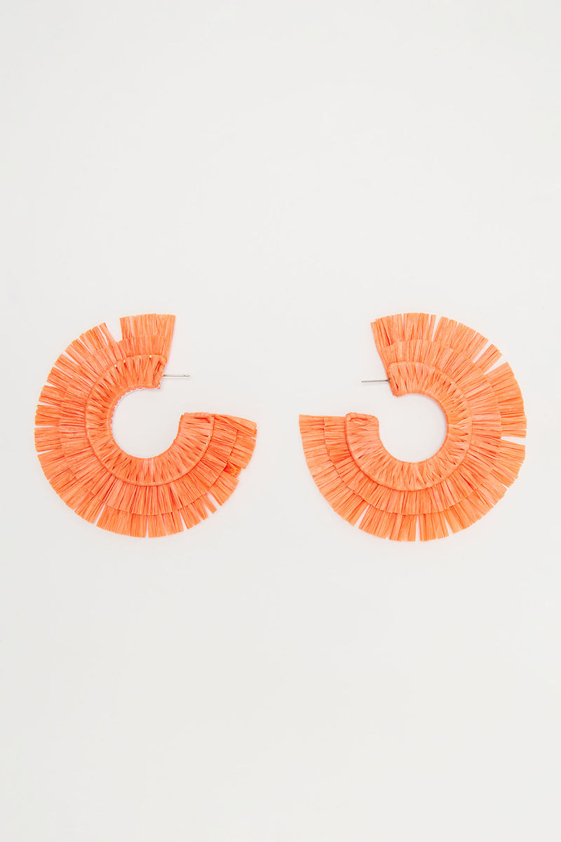 Basking In The Rays Hoop Earrings - Orange | Fashion Nova, Jewelry ...