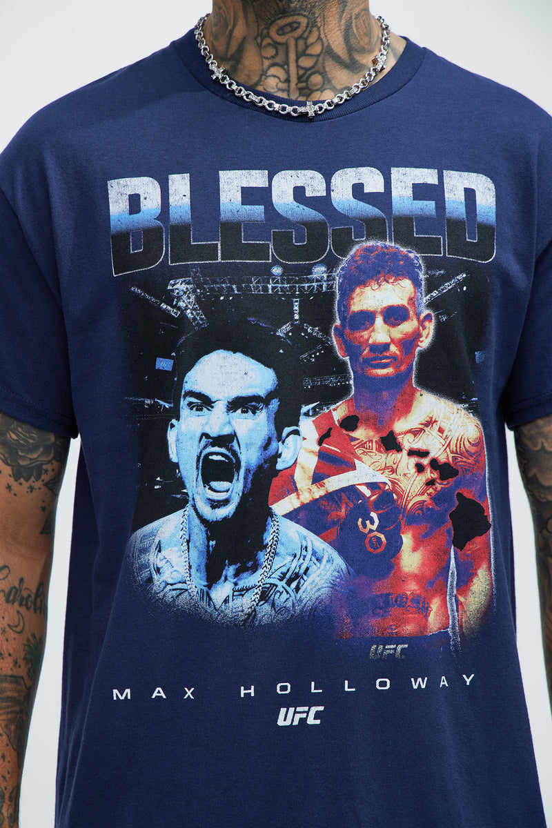 UFC Max Holloway Short Sleeve Tee - Navy | Fashion Nova, Mens Graphic ...