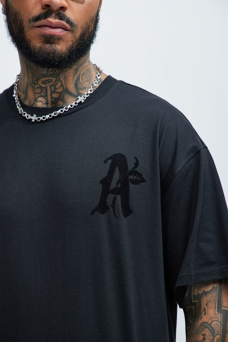 Authentic Breakdown Short Sleeve Tee - Black | Fashion Nova, Mens ...