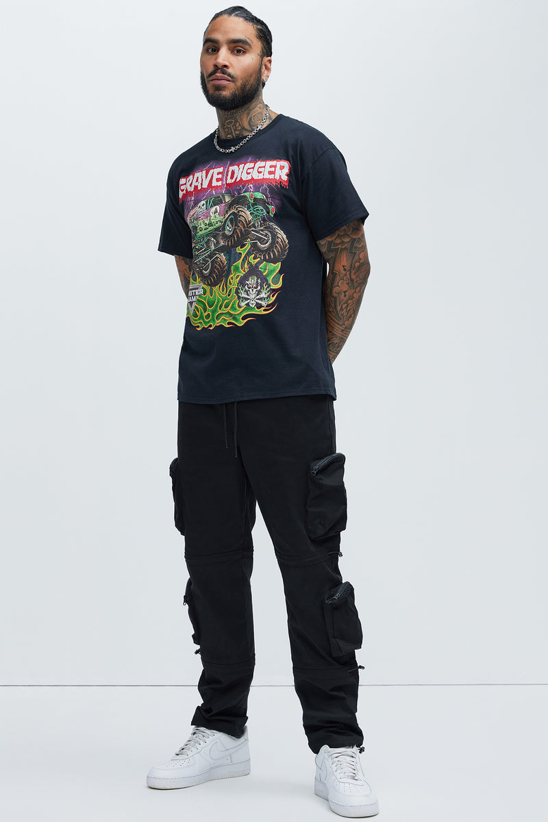 Monster Jam Grave Digger Short Sleeve Tee - Black | Fashion Nova, Mens ...