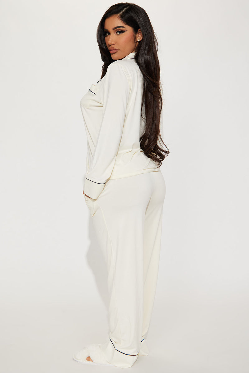 Relax A Bit 2 Piece PJ Set - Ivory/combo | Fashion Nova, Lingerie ...
