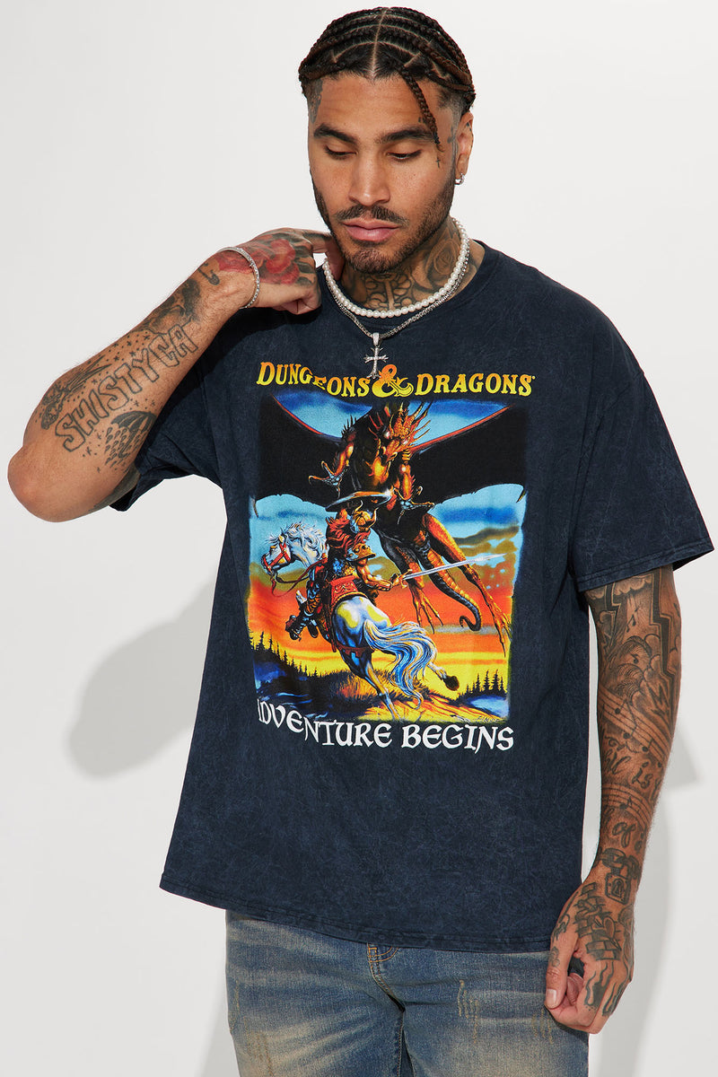 Dungeons And Dragons Adventure Short Sleeve Tee - Black | Fashion Nova ...