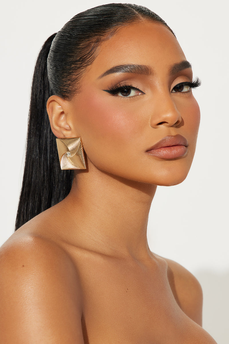 Vixen Vortex Earrings - Gold | Fashion Nova, Jewelry | Fashion Nova