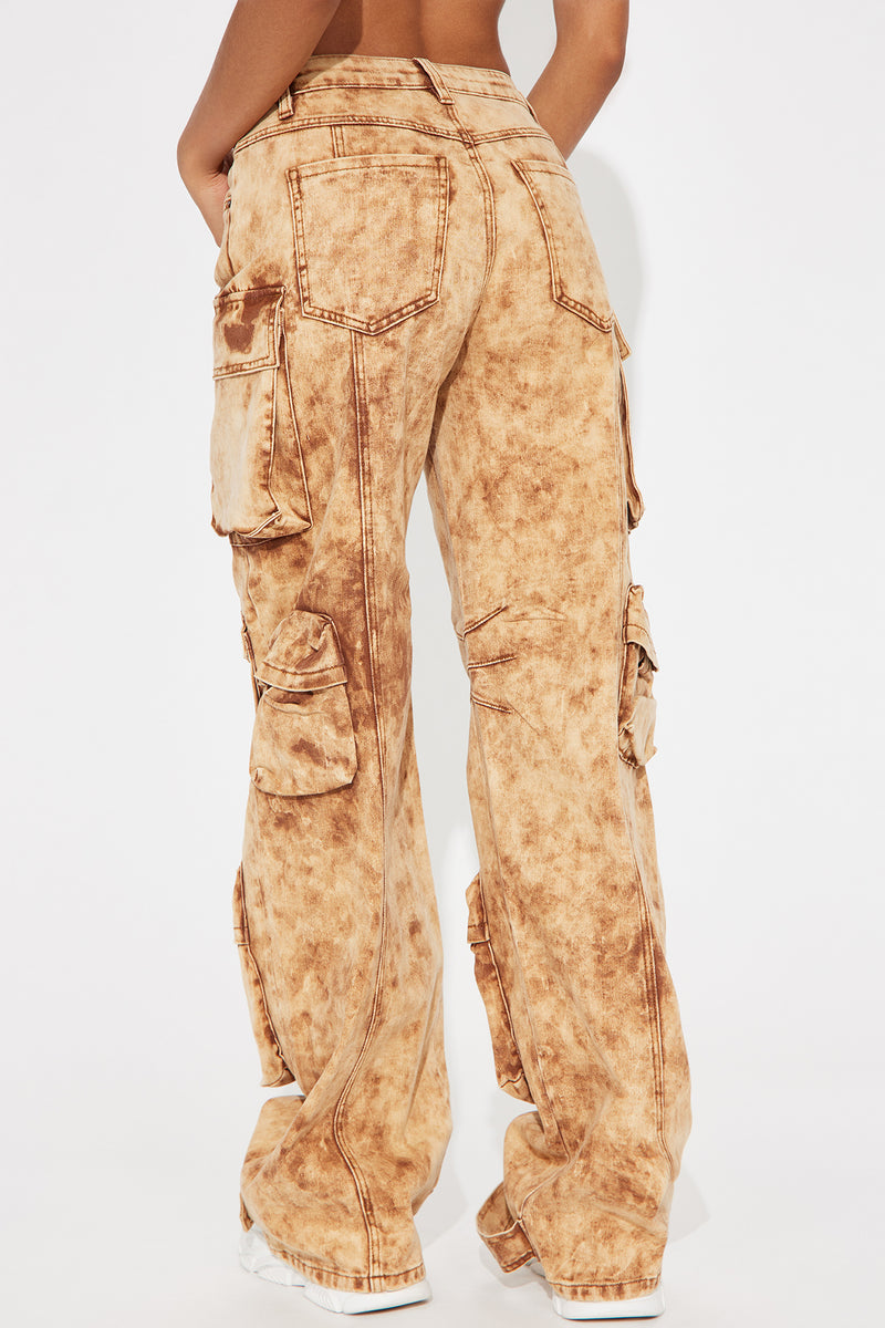 Keep Your Cool Wide Leg Cargo Pant - Brown | Fashion Nova, Pants ...