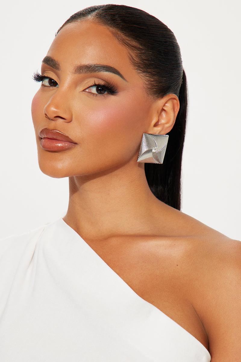 Vixen Vortex Earrings - Silver | Fashion Nova, Jewelry | Fashion Nova