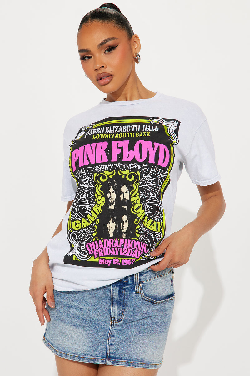 Pink Floyd Poster Washed Tee - Grey/combo | Fashion Nova, Screens Tops ...