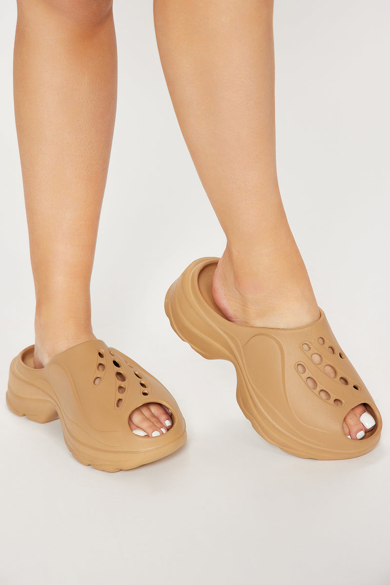 Kicking Back Slides - Camel | Fashion Nova, Shoes | Fashion Nova