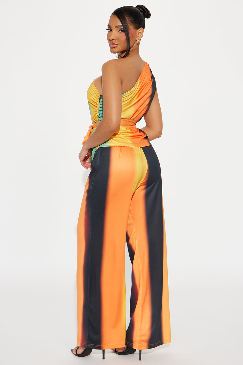 Solay Pant Set - Orange/combo | Fashion Nova, Matching Sets | Fashion Nova