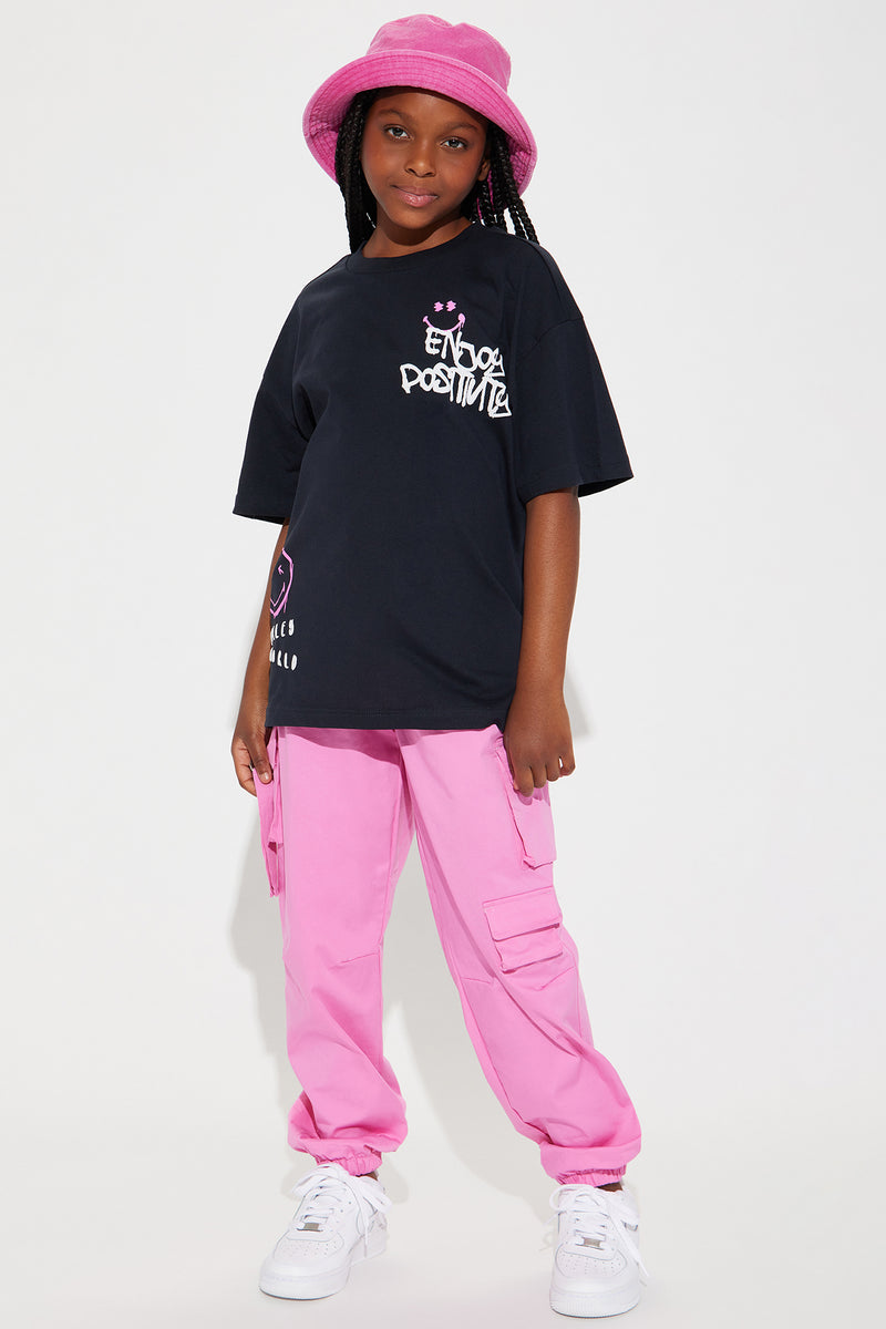 Mini Positive Seeker Graphic Tee - Black | Fashion Nova, Kids Tops & T ...