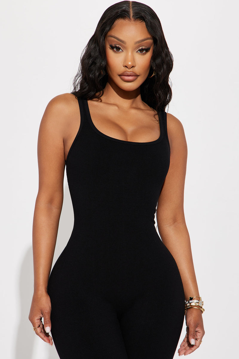 Sandra Light Snatched Jumpsuit - Black | Fashion Nova, Jumpsuits ...