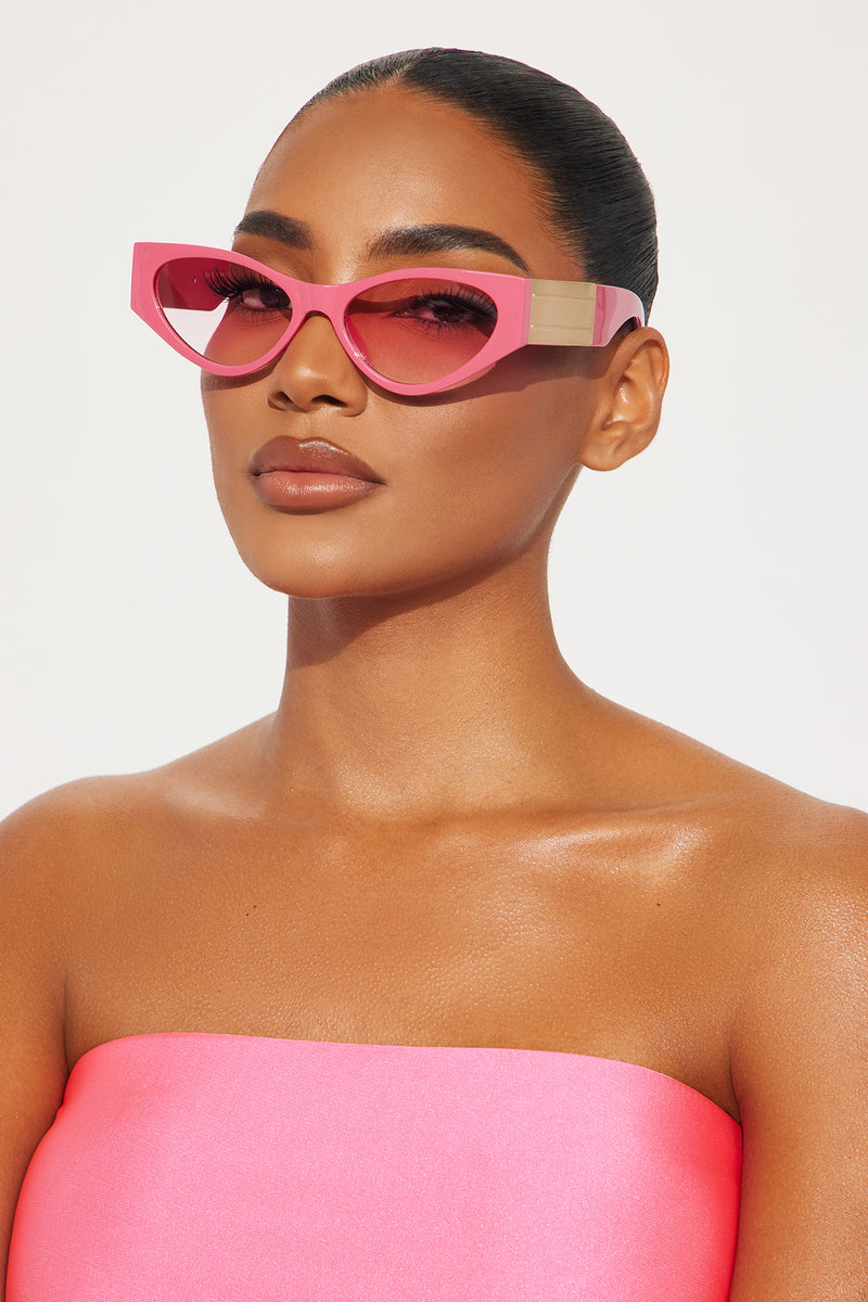 Pink Like Trish Sunglasses - Pink | Fashion Nova, Sunglasses | Fashion Nova