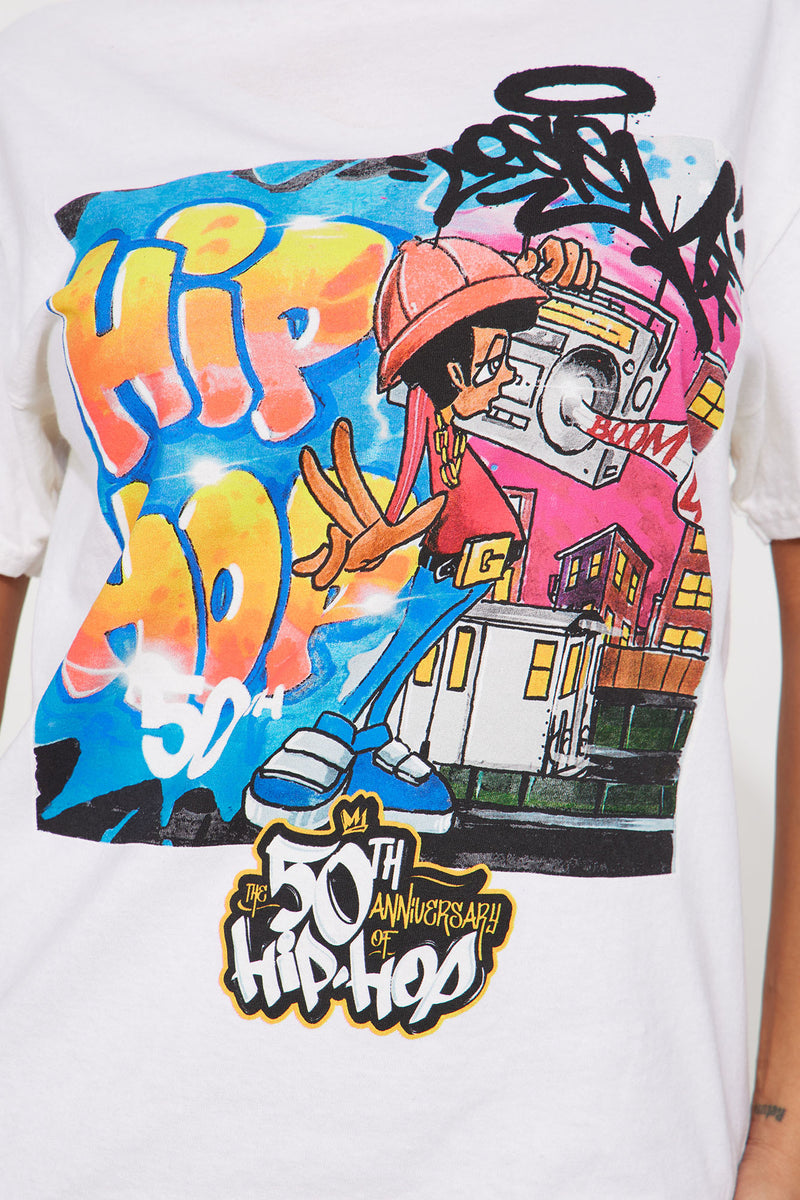 50 Years Of Hip Hop Graphic Tee - Taupe | Fashion Nova, Screens Tops ...