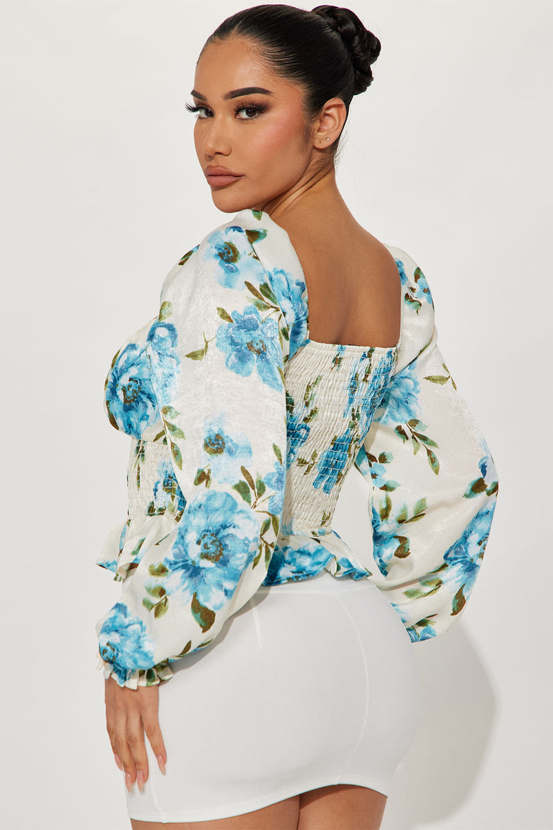 Janissa Floral Top - Ivory/combo | Fashion Nova, Shirts & Blouses ...