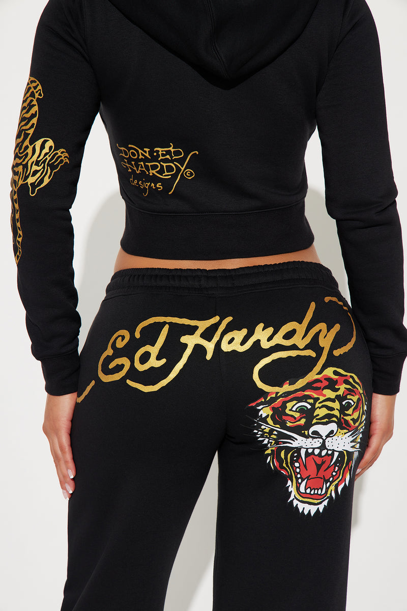 Ed Hardy Tiger Pant Set - Black | Fashion Nova, Matching Sets | Fashion ...