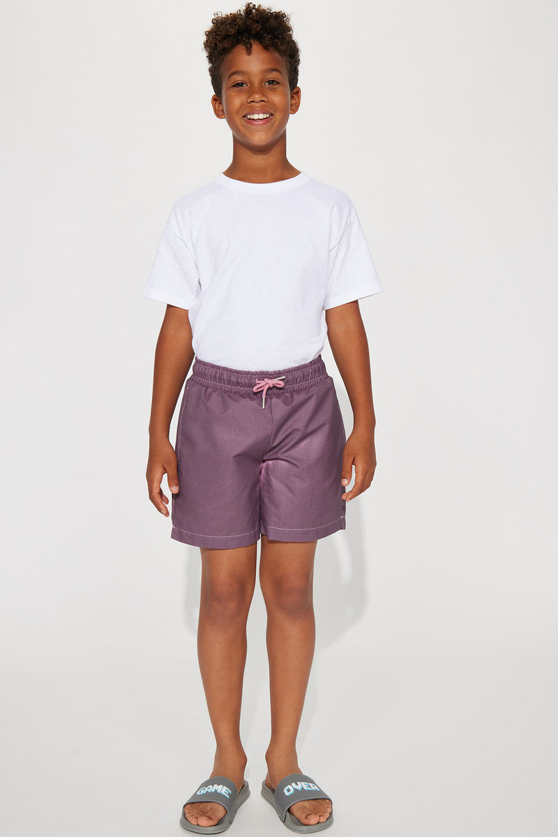 Mini Heat Reactive Swim Trunks - Red | Fashion Nova, Kids Swimwear ...