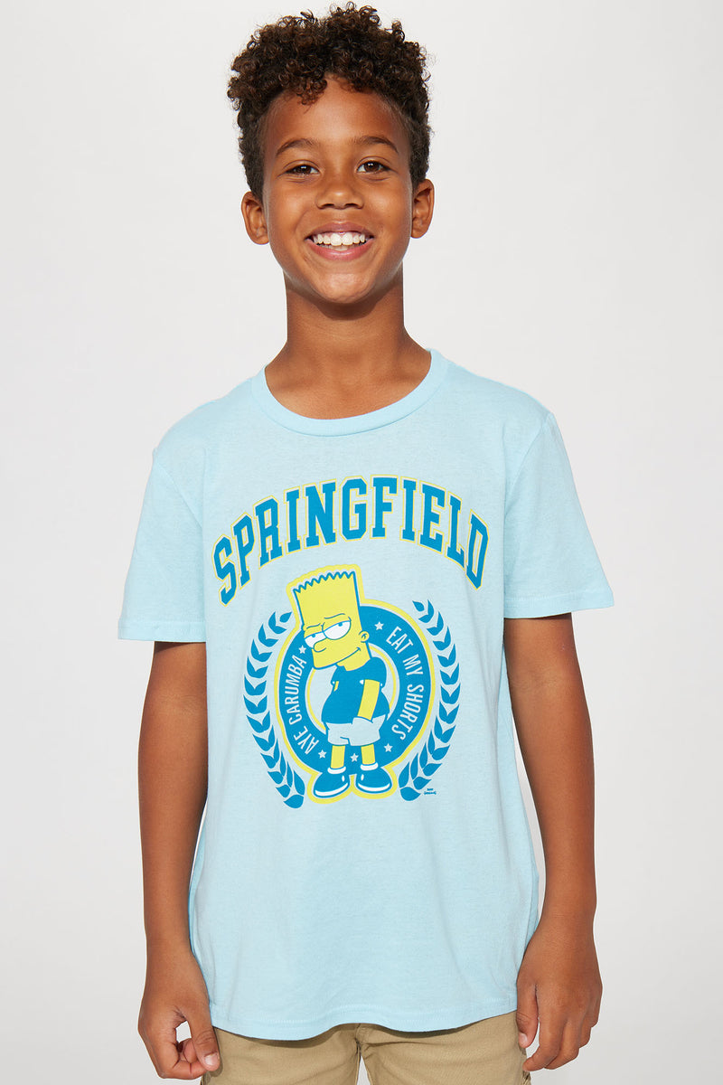 Mini Bart Springfield Short Sleeve Tee - Light Blue | Fashion Nova ...