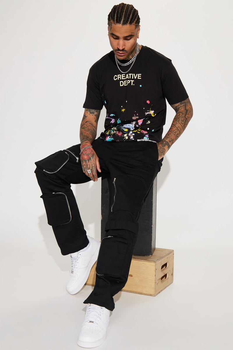 Creative Dept Short Sleeve Tee - Black | Fashion Nova, Mens Graphic ...