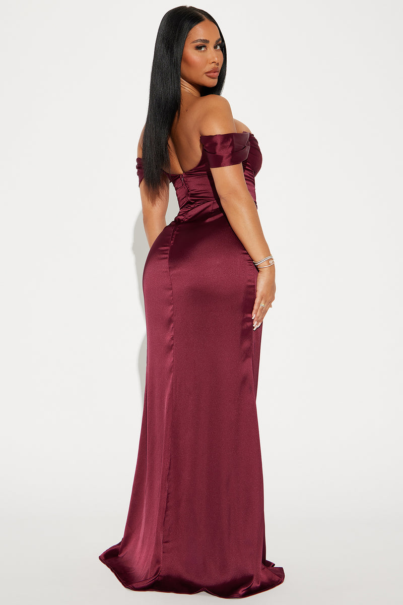 Andrea Corset Gown - Wine | Fashion Nova, Dresses | Fashion Nova